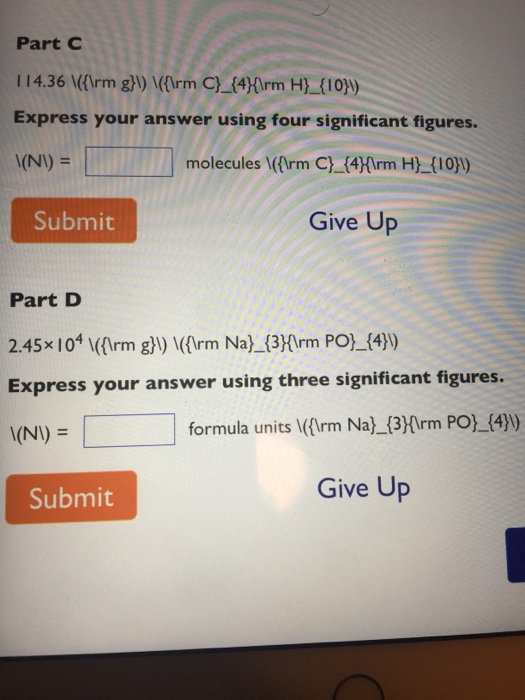 Solved Part C Express your answer using four significant | Chegg.com