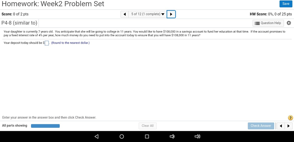 Solved Homework: Week2 Problem Set Score: 0 of 2 pts P4-8 | Chegg.com