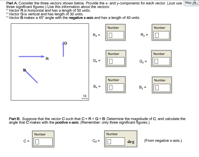 Solved Consider the three vectors shown below. Provide the | Chegg.com Solved Consider the three vectors shown below. Provide the | Chegg.com