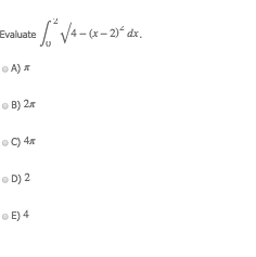Solved Evaluate Integrate limit between 0 to 2 root 4 ? | Chegg.com