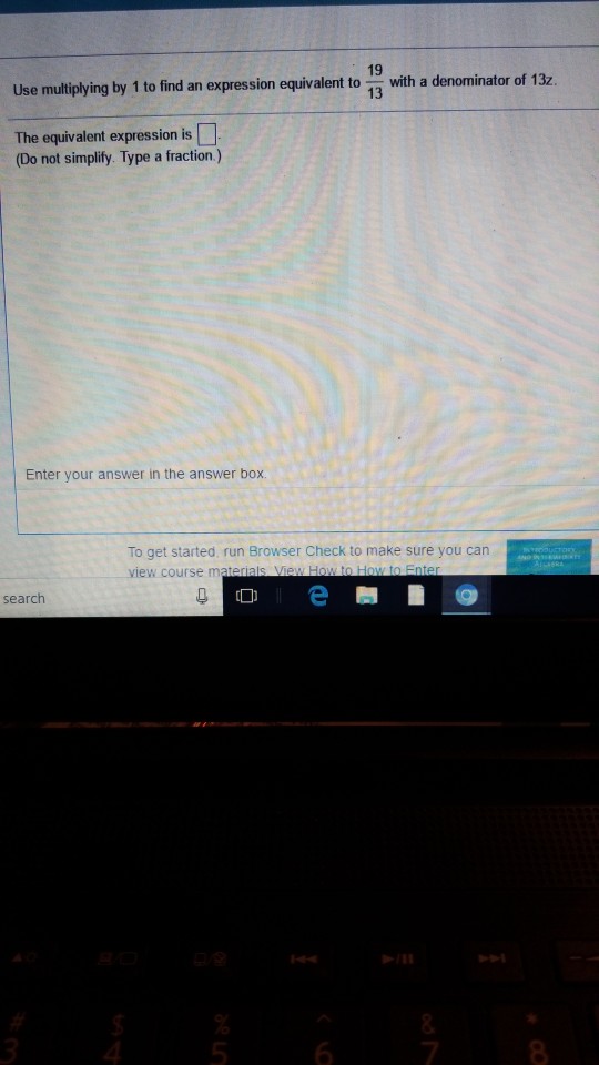 Solved Use multiplying by 1 to find an expression equivalent | Chegg.com