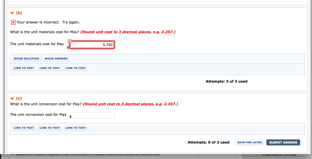 Solved PRINTER VERSION BACK NEXT Exercise 17-3 (Part Level | Chegg.com
