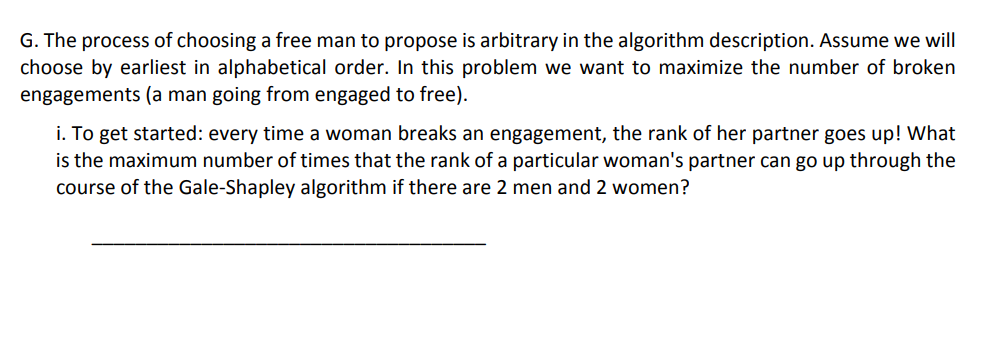 Solved 1 Intro The Stable Matching problem is solved with | Chegg.com