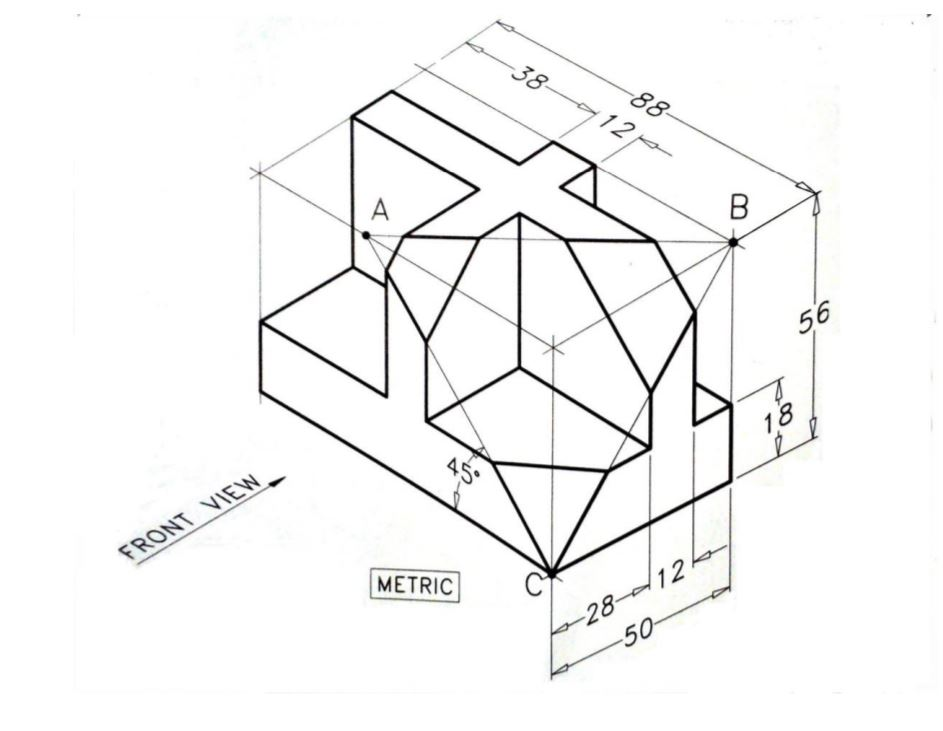 Solved For the following figure below, draw the three | Chegg.com