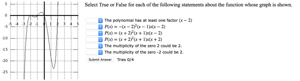 Solved 5-÷..: ? + , i Select True or False for each of the | Chegg.com