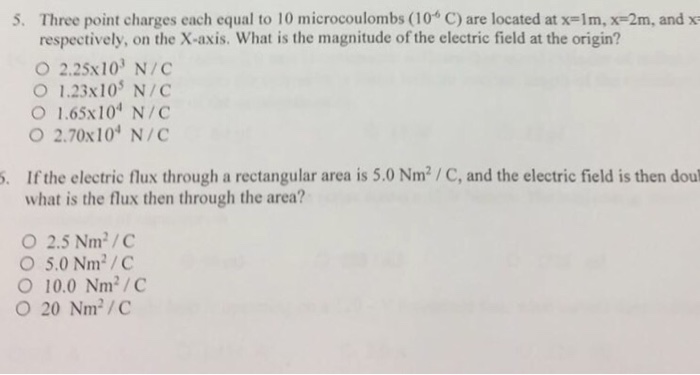 Solved Three point charges each equal lo 10 microcoulombs | Chegg.com