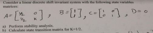 Solved Consider a linear discrete shift invariant system | Chegg.com