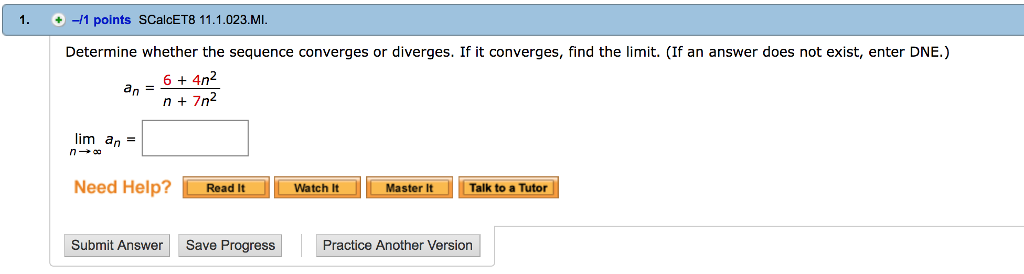 Solved 1. + -/1 points scalcET8 11. 1.023.MI Determine | Chegg.com