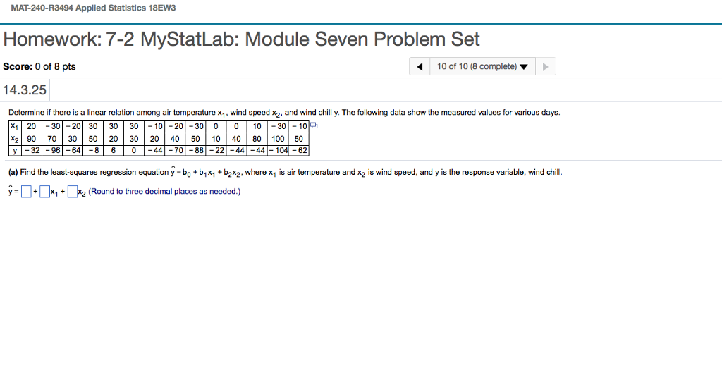 Solved MAT-240-R3494 Applied Statistics 18EW3 Homework: 7-2 | Chegg.com Solved MAT-240-R3494 Applied Statistics 18EW3 Homework: 7-2 | Chegg.com