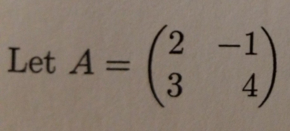 Solved ?1 Let A = | Chegg.com