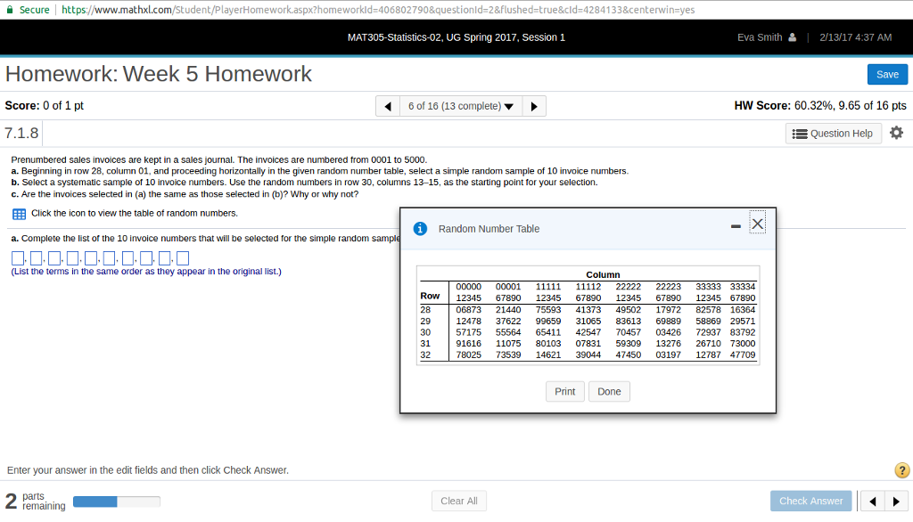 Solved Secure /student/PlayerHomework aspx? | Chegg.com