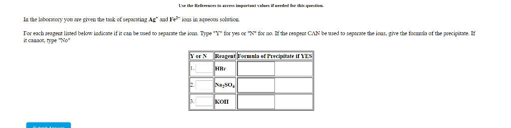 Solved Use the References to access important values if | Chegg.com