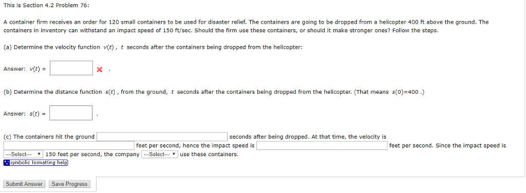 Solved This is Section 4.2 Problem 76: A container firm | Chegg.com