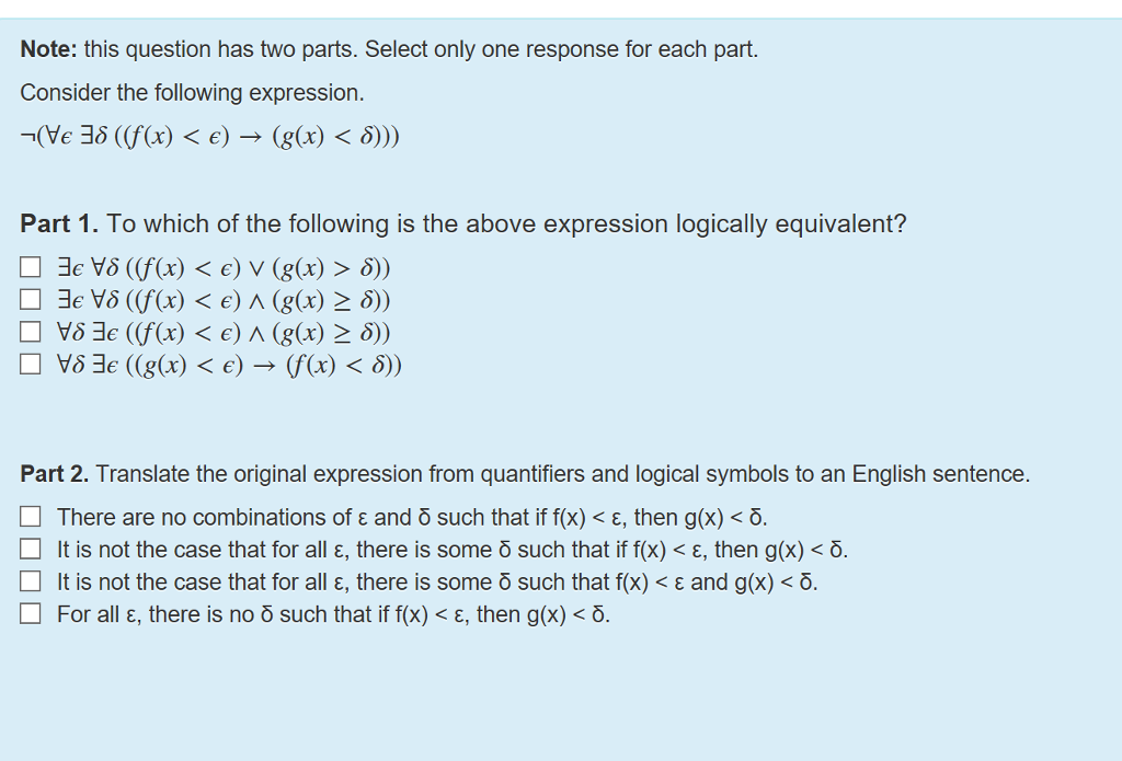 Solved Note: this question has two parts. Select only one | Chegg.com