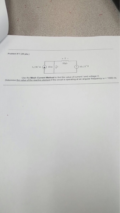 Solved Use the Mesh Current Method to find the value of | Chegg.com