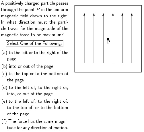 Solved A positively charged particle passes through the | Chegg.com