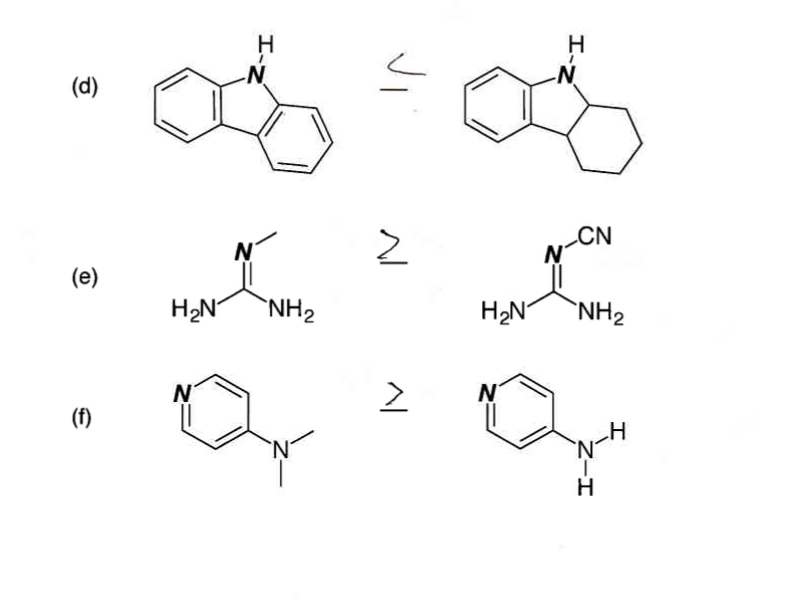 Solved Can anyone answer why each answer for the compounds | Chegg.com