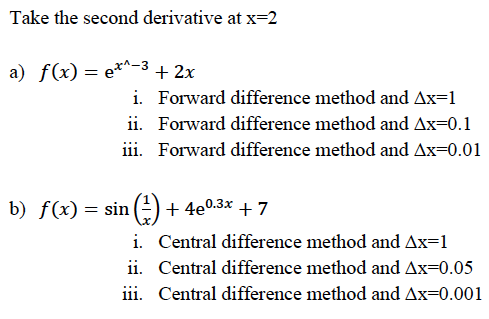 Solved Take the second derivative at x=2 f(x) = e^x^-3 + 2x | Chegg.com