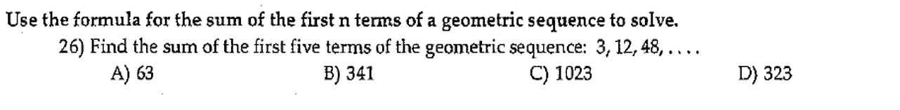 Solved Use the formula for the sum of the first n terms of a | Chegg.com