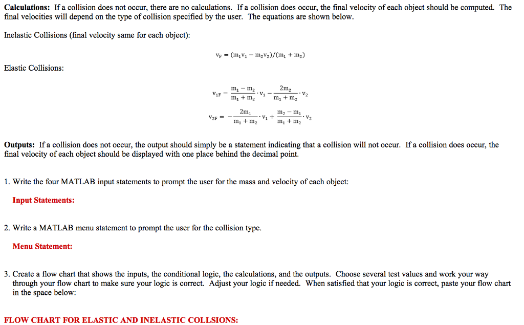 Solved Problem 3: Elastic and Inelastic Collisions | Chegg.com