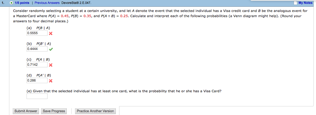 Solved Consider randomly selecting a student at a certain | Chegg.com