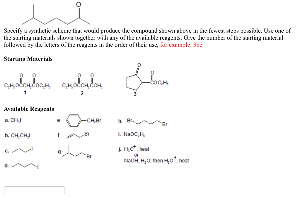 Solved Specify a synthetic scheme that would produce the | Chegg.com Solved Specify a synthetic scheme that would produce the | Chegg.com