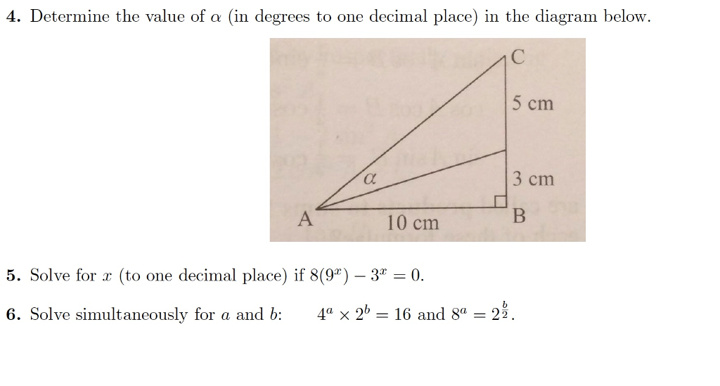 Solved Determine the value of alpha (in degrees to one | Chegg.com