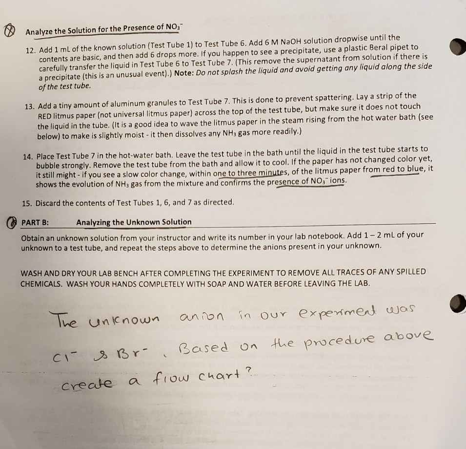 Solved PART A: Practicing on the KNOWN Solution for Analysis | Chegg.com