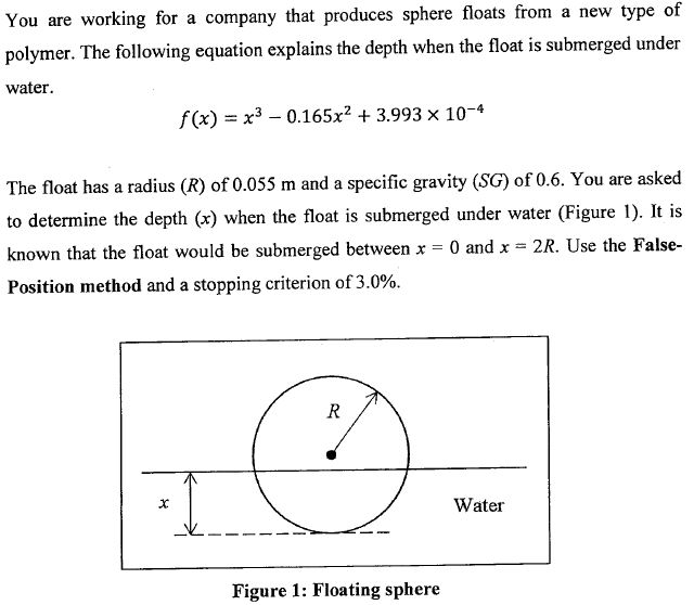 Solved You are working for a company that produces sphere | Chegg.com