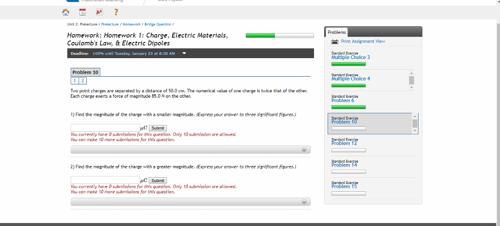 Solved Unit 2: Prelecture Prelecture/Homework Bridge | Chegg.com