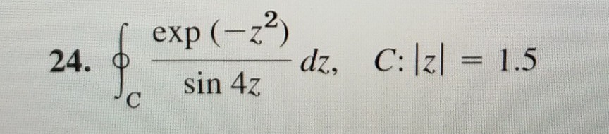 Solved 14-25 RESIDUE INTEGRATION Evaluate | Chegg.com