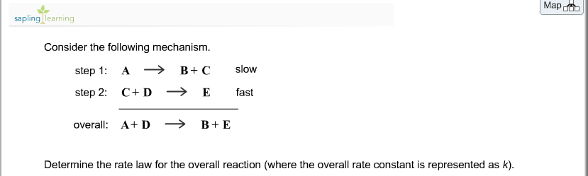 Solved Consider the following mechanism. Determine the rate | Chegg.com