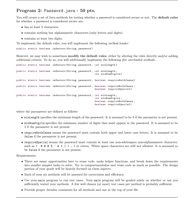 Solved will additionally implement the follow | Chegg.com