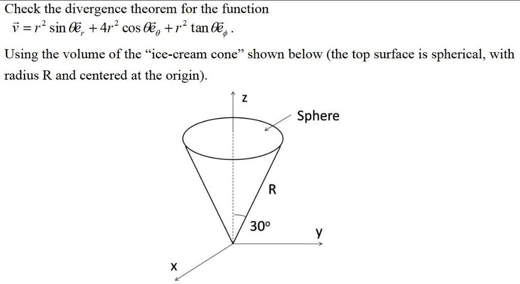 Solved Check The Divergence Theorem For The Function Using