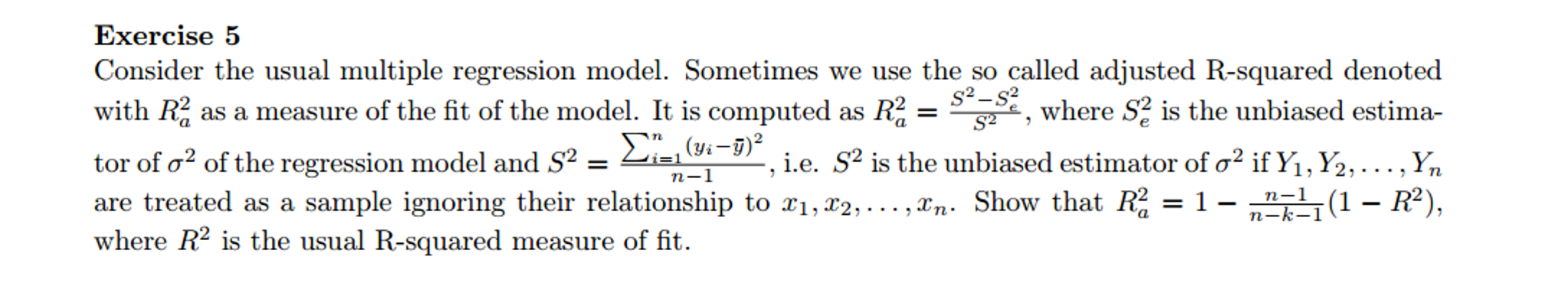 Solved Consider the usual multiple regression model. | Chegg.com