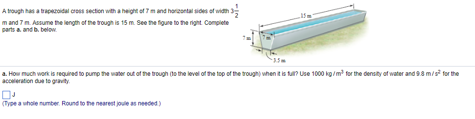 Solved A trough has a trapezoidal cross section with a | Chegg.com
