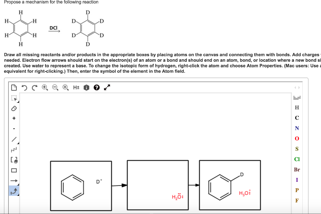 Solved Propose a mechanism for the following reaction DCI | Chegg.com