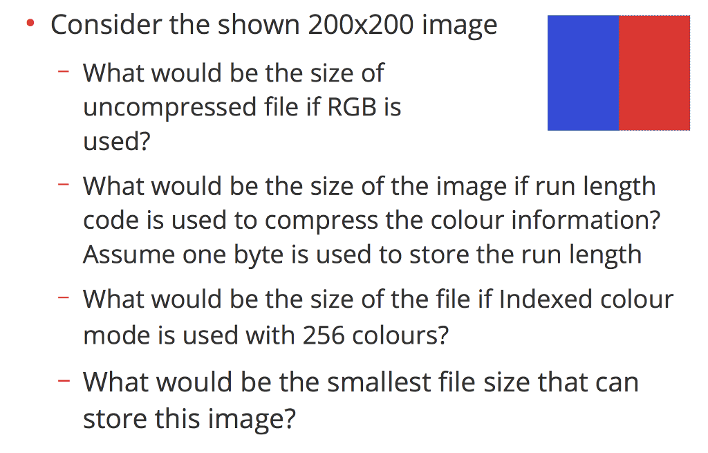 Solved Consider the shown 200x200 image What would be the | Chegg.com