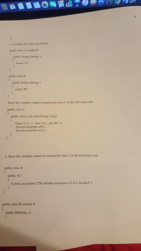 Solved Name Csc 162 Hw 12 Inheritance Lecs 7 8 Se That We