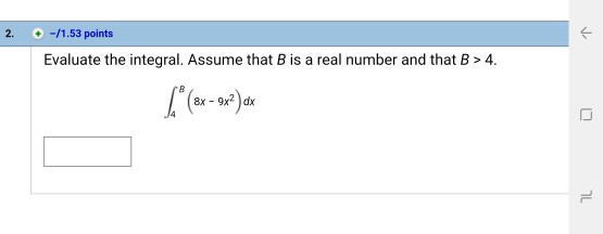 Solved 2 -11.53 points Evaluate the integral. Assume that B | Chegg.com