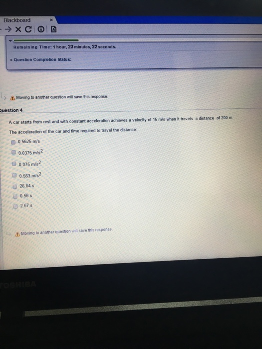 Solved A Car Starts From Rest And With Constant Acceleration