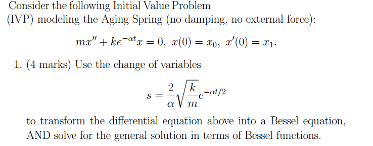 Solved Consider the following Initial Value Problem (IVP) | Chegg.com