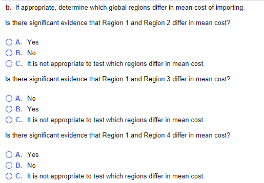 Solved Region 1 Region 2 Region 3 Region 4 909 2315 609 1632 | Chegg.com