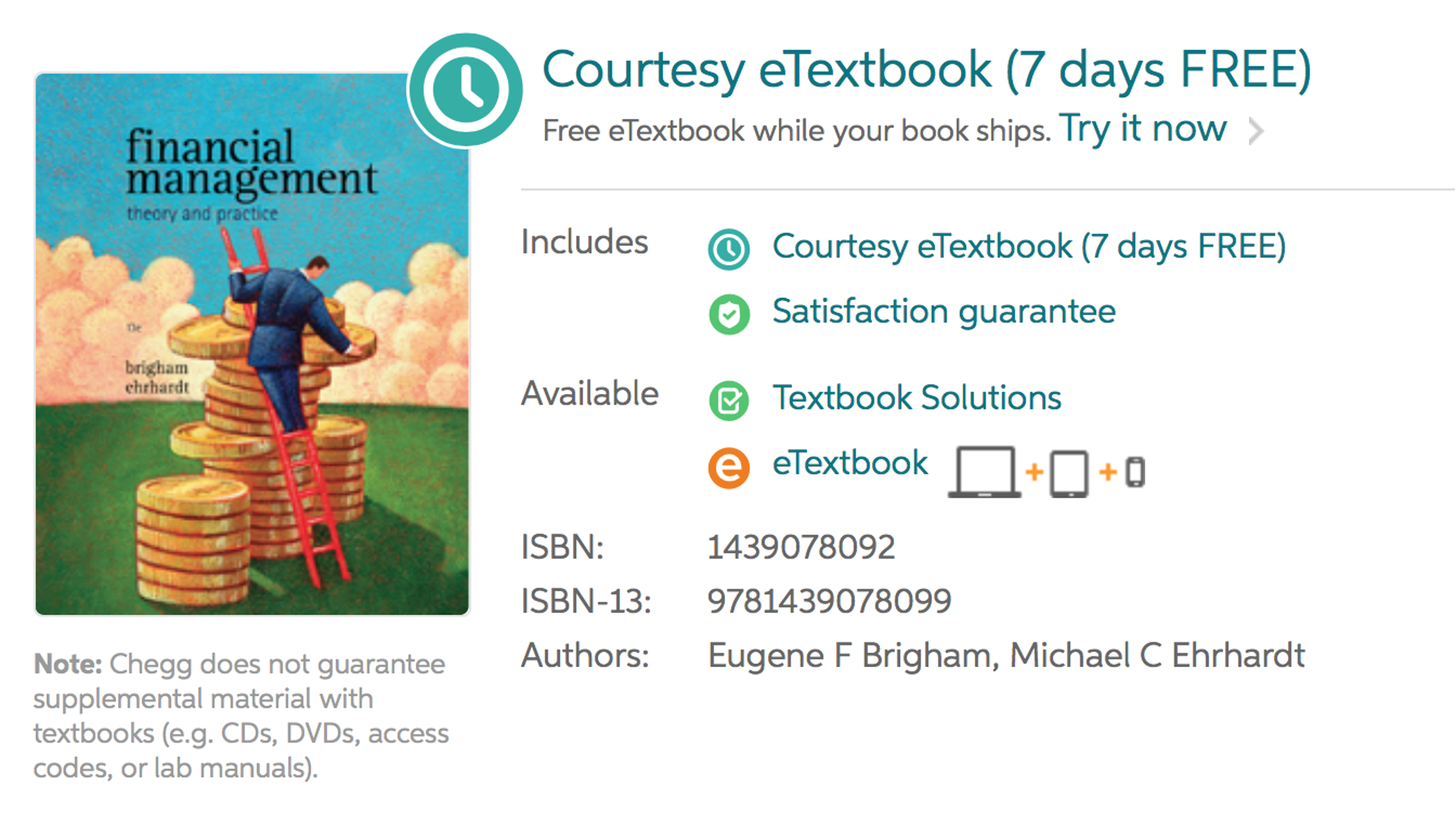 Courtesy eTextbook (7 days FREE) Free eTextbook while | Chegg.com