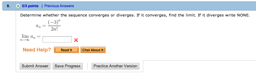 Solved Determine whether the sequence converges or diverges. | Chegg.com