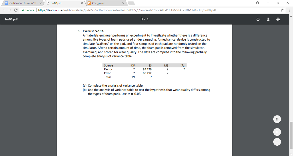 Statistics And Probability Archive | November 02, 2017 | Chegg.com