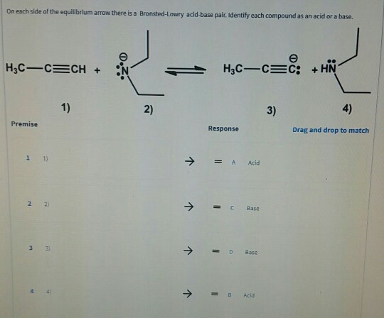 Solved On each side of the equilibrium arrow there is a | Chegg.com