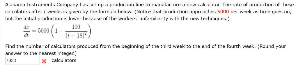 Solved Alabama Instruments Company has set up a production | Chegg.com