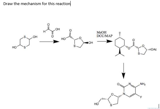 Solved Draw the mechanism for this reaction 0 OH MeOH | Chegg.com