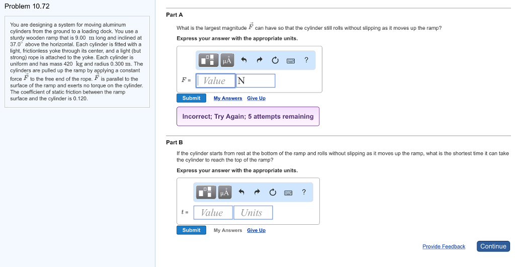 Solved Problem 10.72 Part A You are designing a system for | Chegg.com